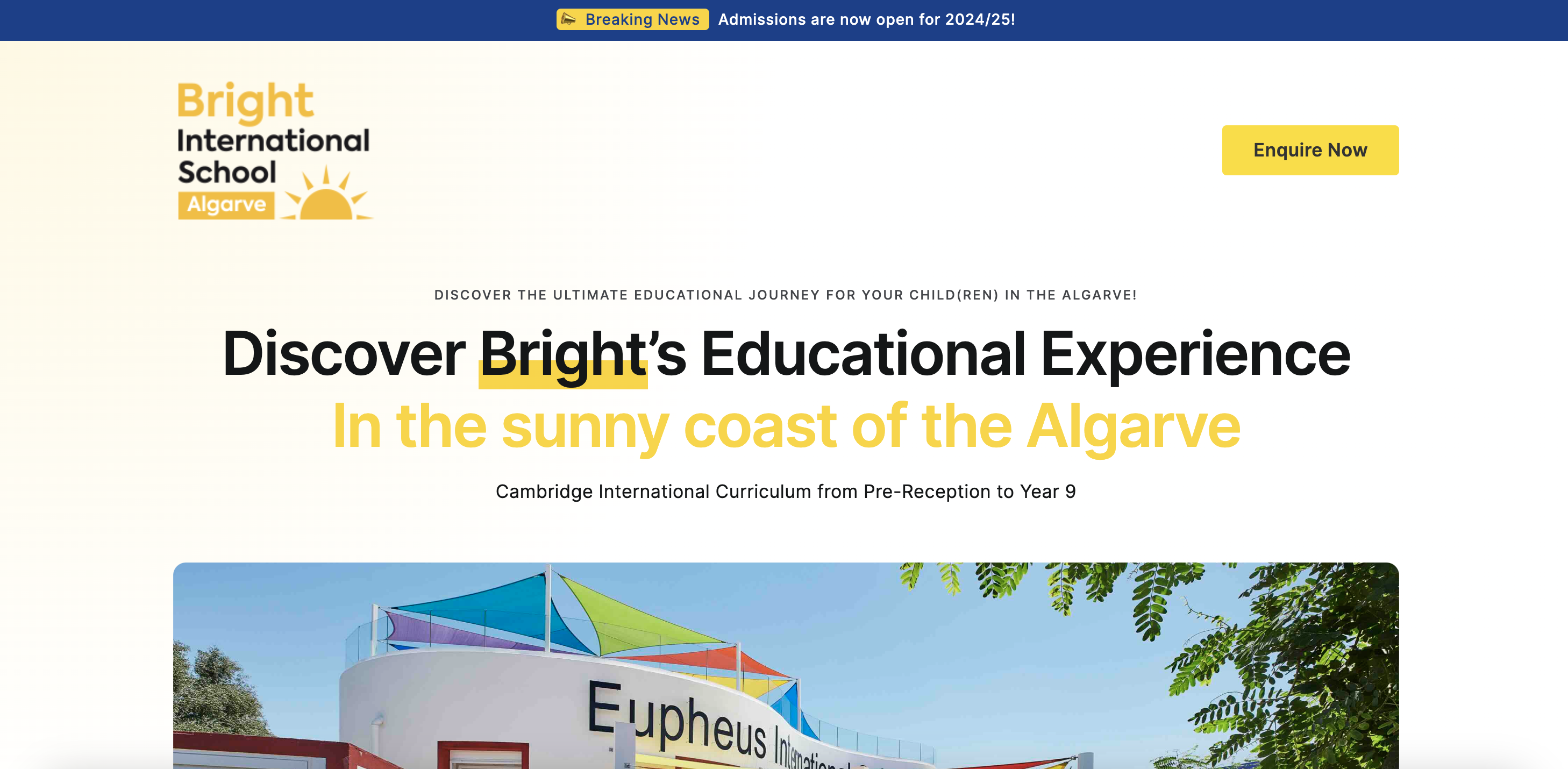 Bright International School | Sharing Education Group